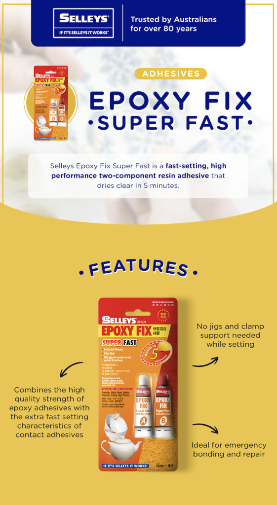 Buy Epoxy Fix Super Fast Online at Selleys Singapore