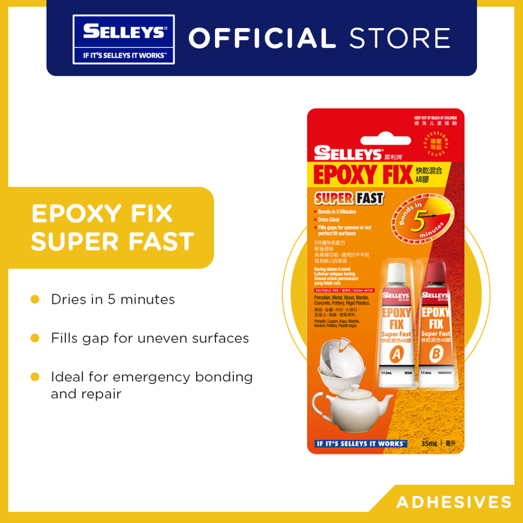 Buy Epoxy Fix Super Fast Online at Selleys Singapore