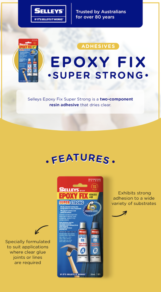 Buy Epoxy Fix Super Strong Online at Selleys Singapore