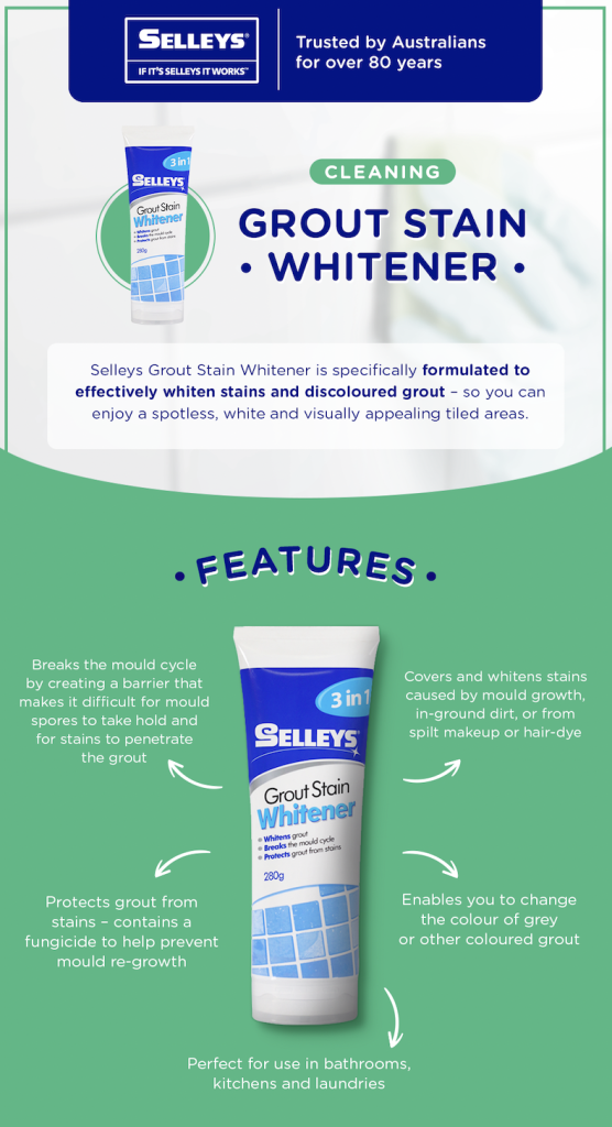Buy Grout Stain Whitener Online at Selleys Singapore