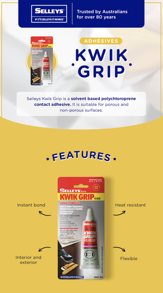 Buy Kwik Grip Online at Selleys Singapore