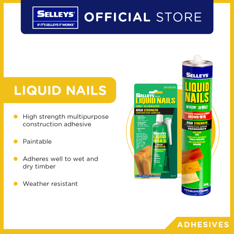 Buy Liquid Nails Online at Selleys Singapore