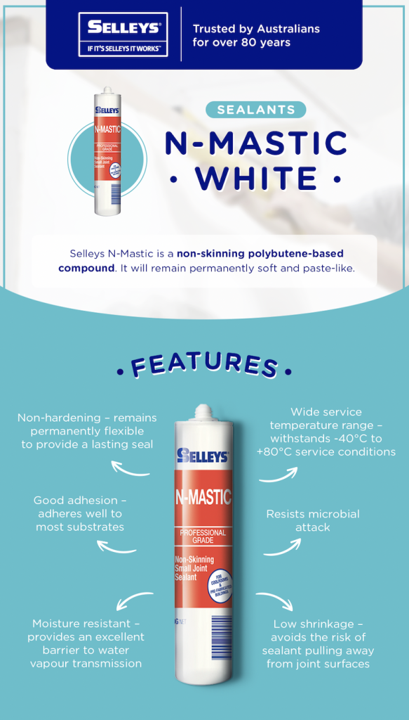 Buy Selleys N-Mastic White Online at Selleys Singapore