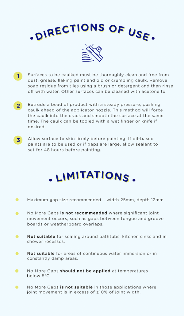 Buy No More Gaps Online at Selleys Singapore