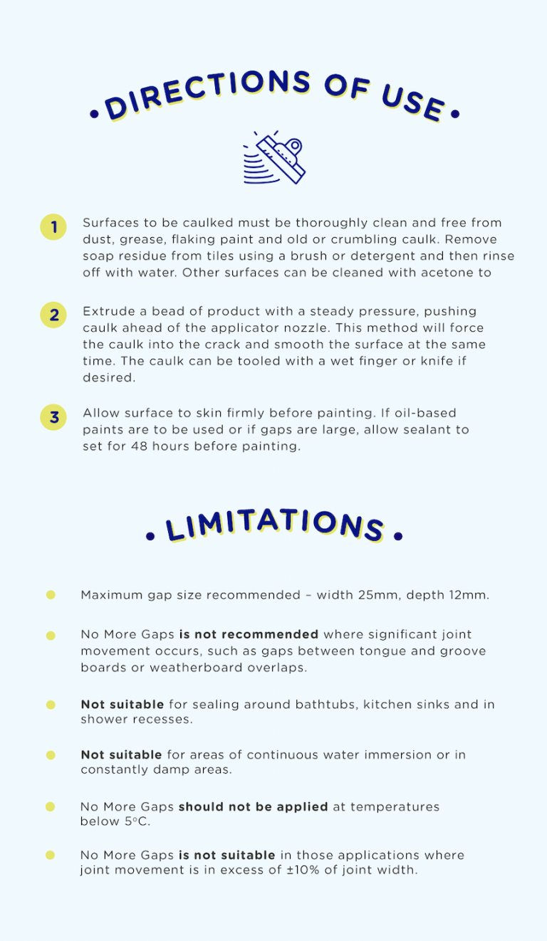 Buy No More Gaps Online at Selleys Singapore