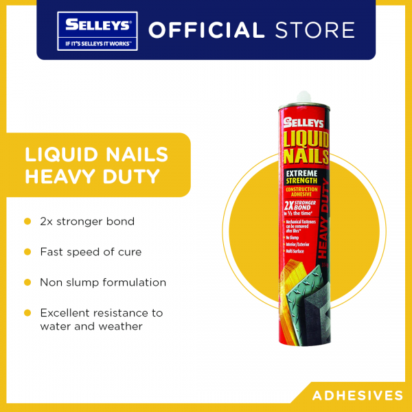 Buy Liquid Nails Heavy Duty Online at Selleys Singapore
