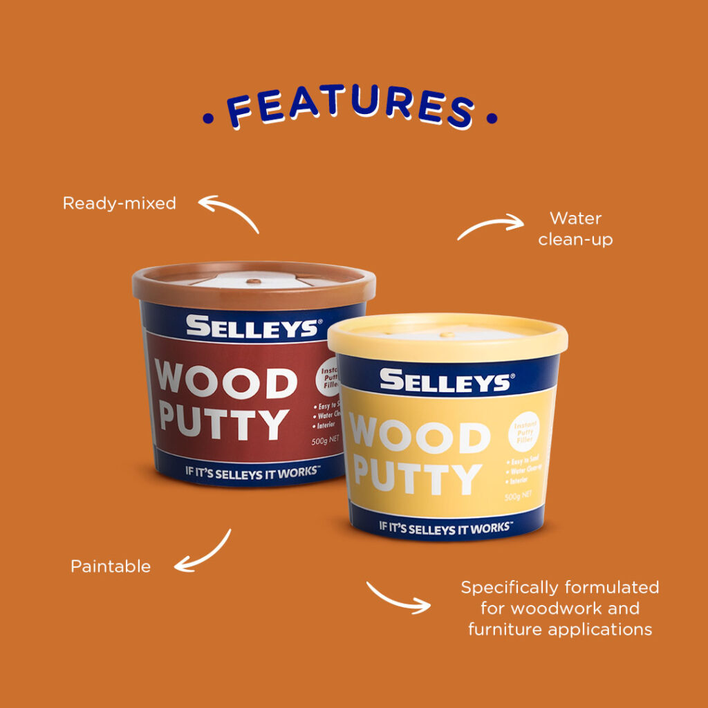 Buy Wood Putty Online at Selleys Singapore