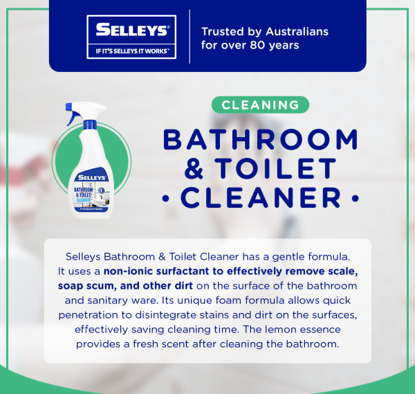 Buy Bathroom & Toilet Cleaner Online at Selleys Singapore