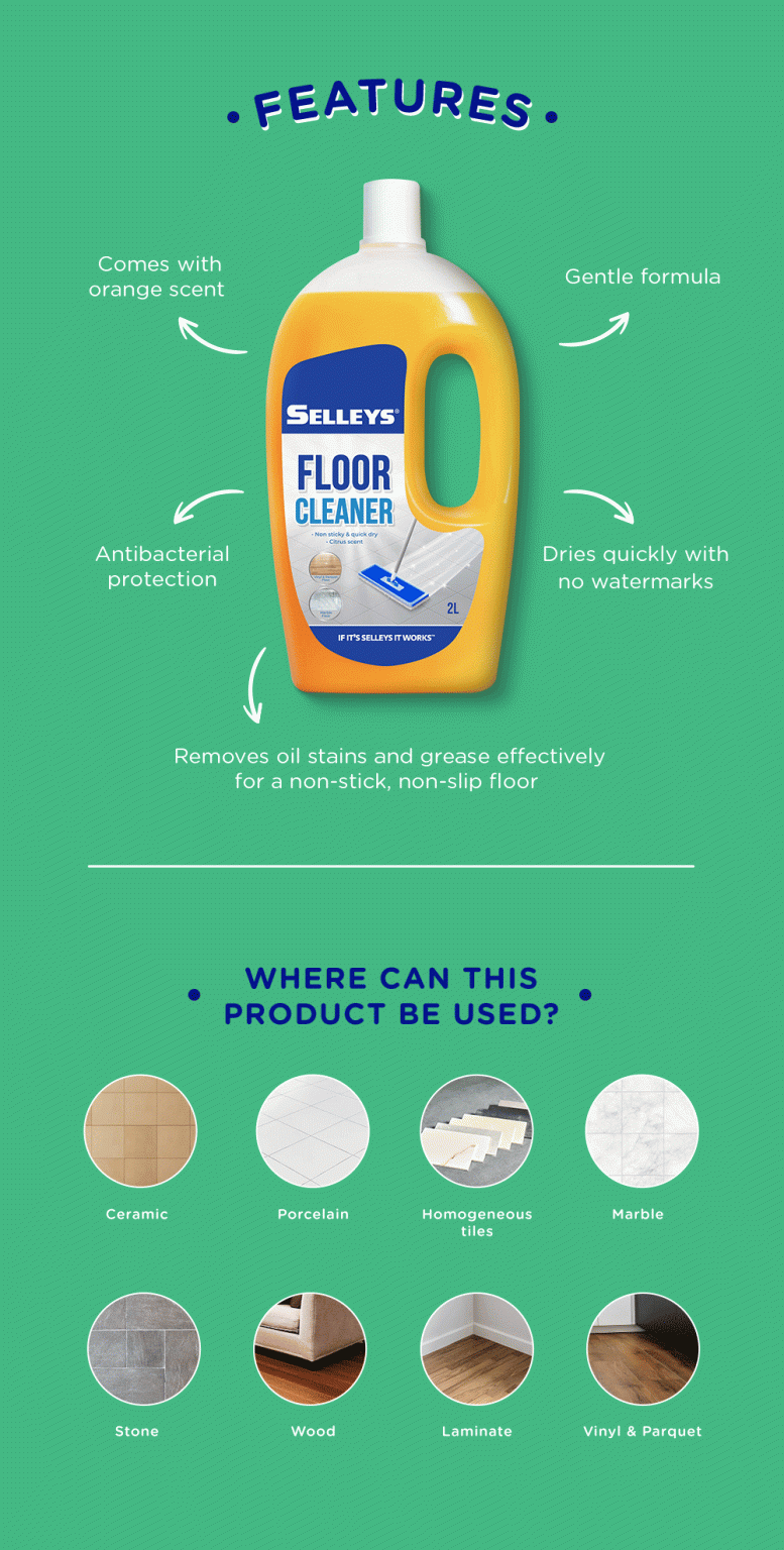 Buy Floor Cleaner Online at Selleys Singapore