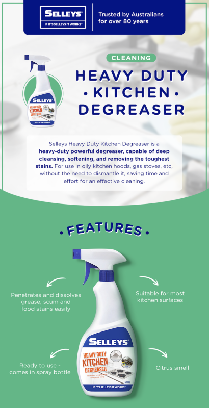 Buy Heavy Duty Kitchen Degreaser Online at Selleys Singapore