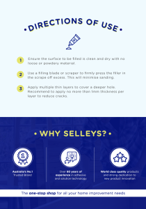 Wall Putty Tube - Selleys