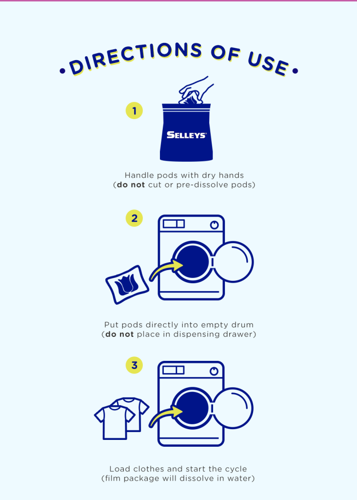 All in 1 Laundry Pods - Selleys