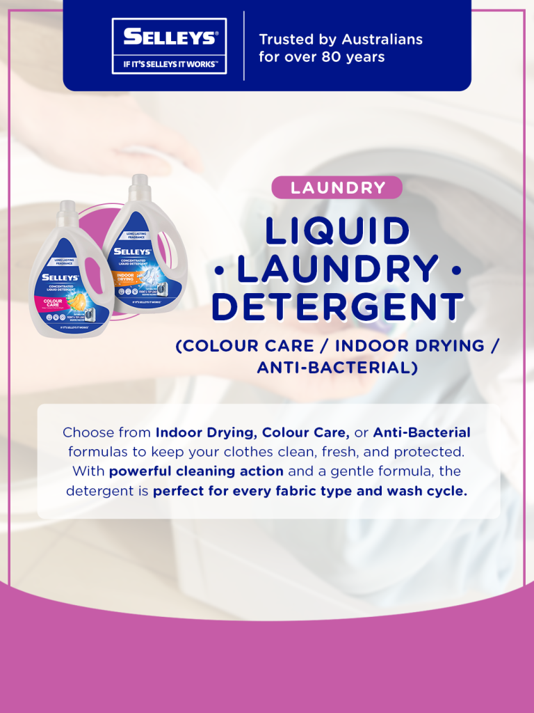 Liquid Laundry Detergent - Selleys